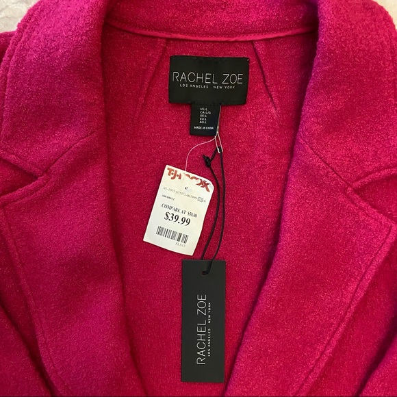 Rachel Zoe | Jackets & Coats | Nwt Rachel Zoe La Ny Magenta Open Front ...